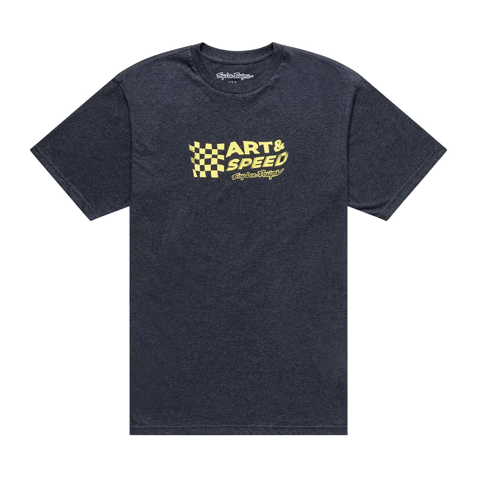 Short Sleeve Tee Finish Line Black Heather – Troy Lee Designs