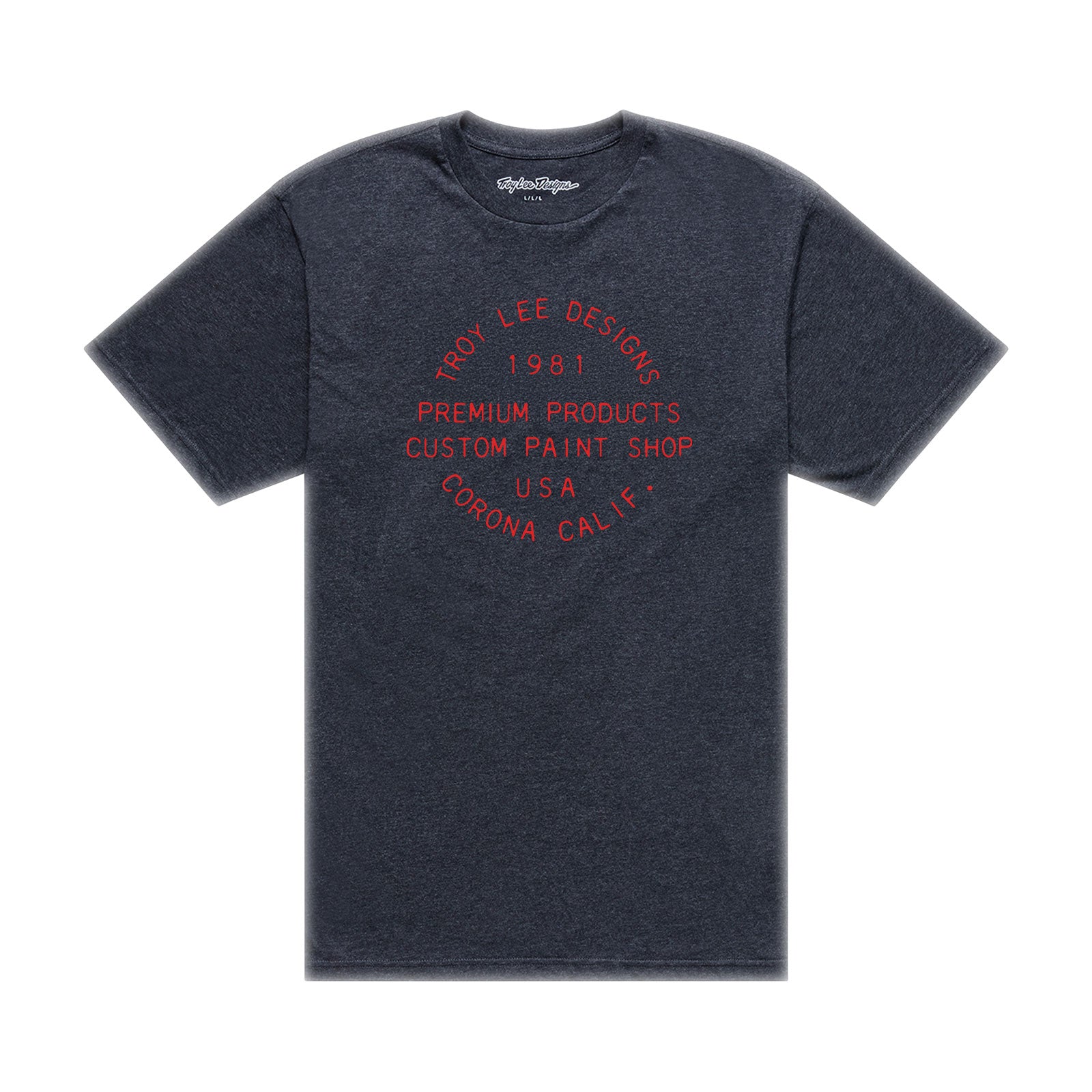 Short Sleeve Tee Imprint Black Heather – Troy Lee Designs