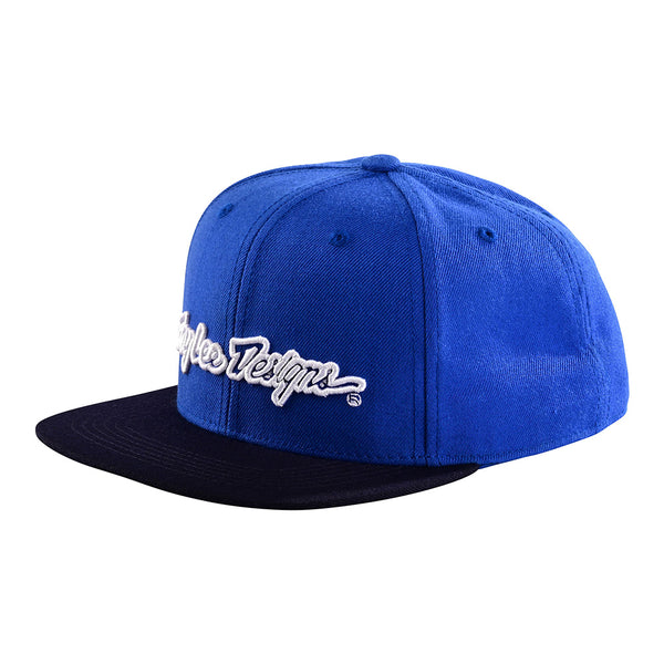 Snapback Hat Signature Blue / White – Troy Lee Designs