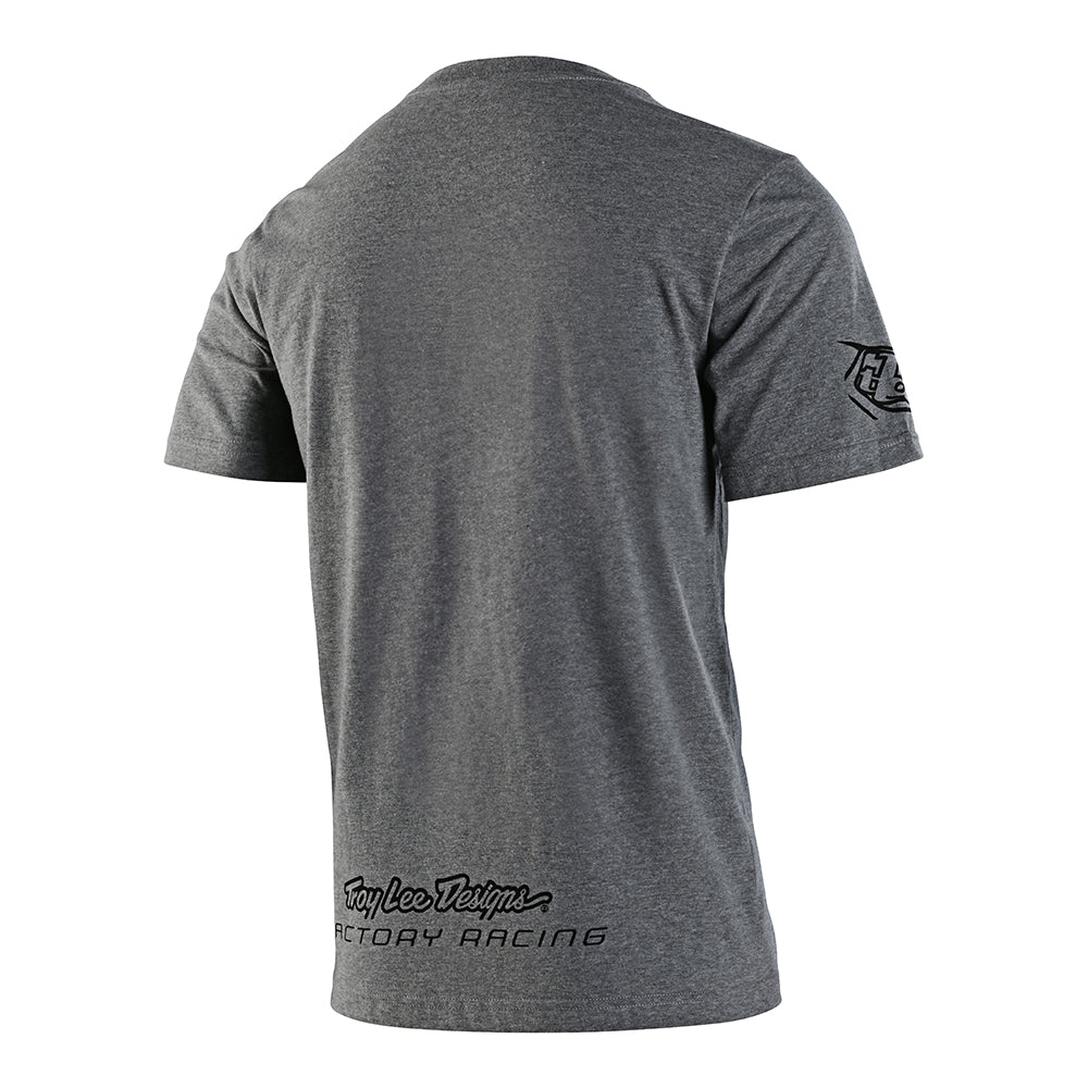 Short Sleeve Tee TLD Factory Racing Heather Gray – Troy Lee Designs