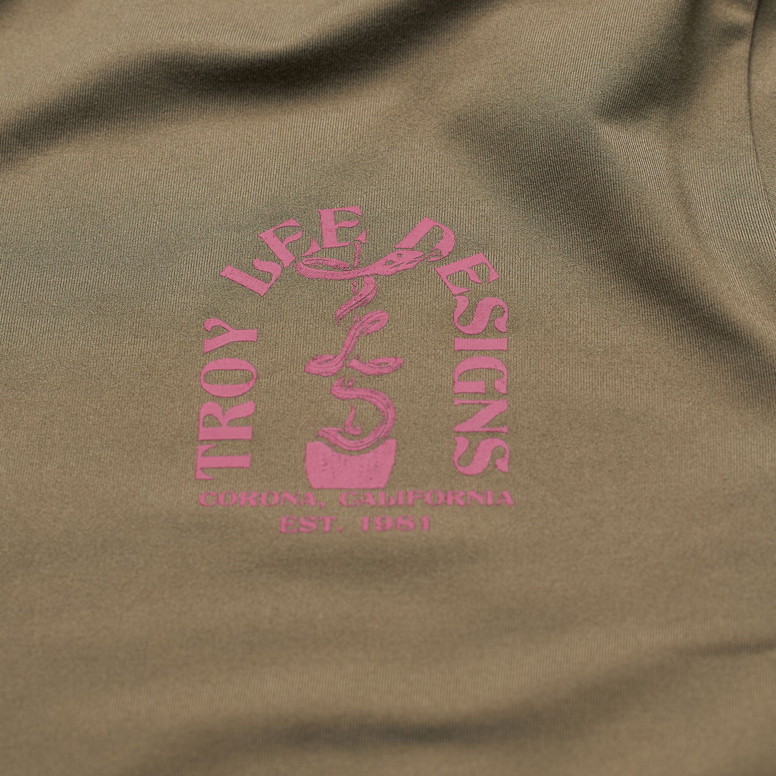 Ruckus Long Sleeve Ride Tee Fangs Olive – Troy Lee Designs