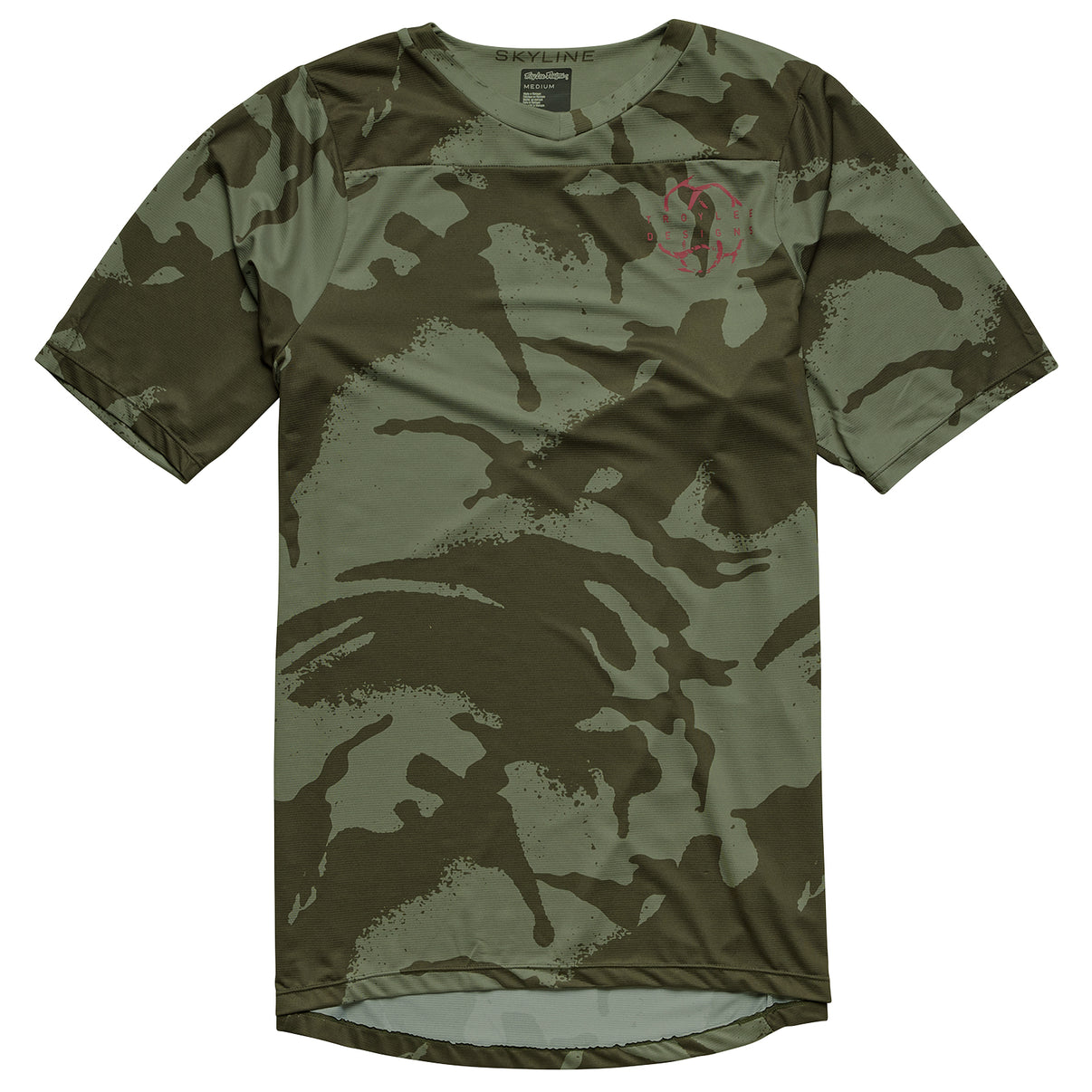 Skyline SS Jersey Shadow Camo Olive – Troy Lee Designs