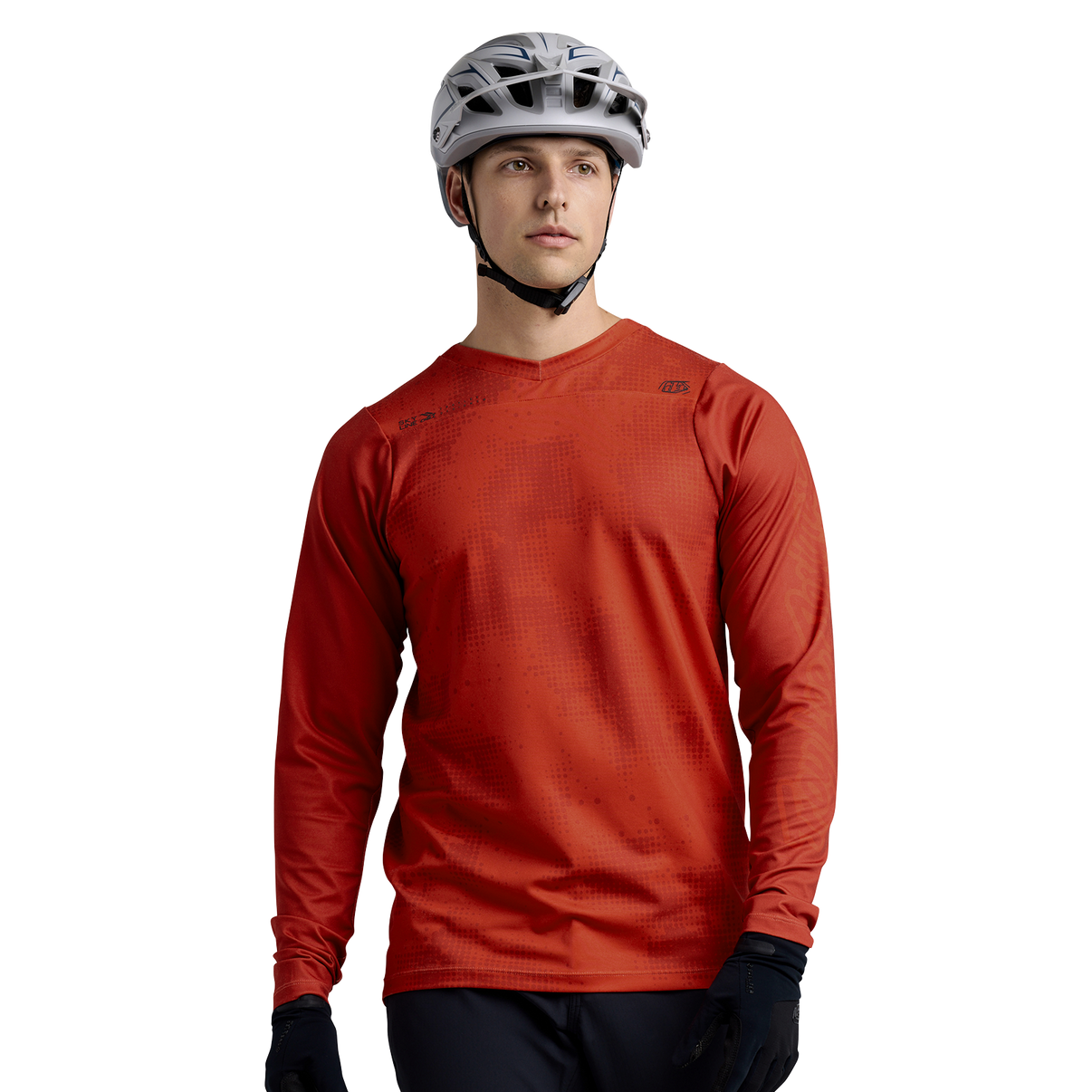 Skyline Chill Jersey Scattered Fire Orange – Troy Lee Designs