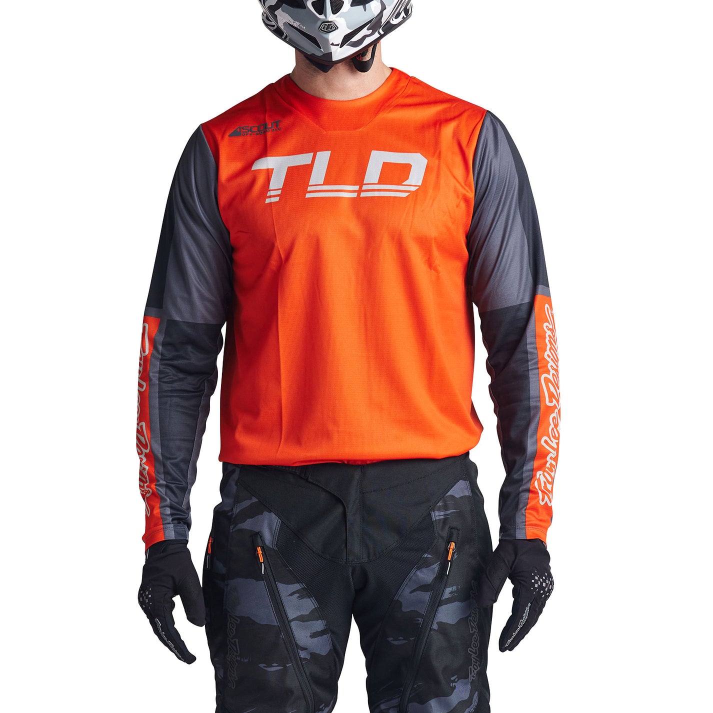 Scout GP Jersey Recon Neon Orange / Gray – Troy Lee Designs