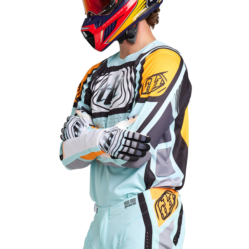 SE Pro Jersey Wavez Bleached Aqua – Troy Lee Designs