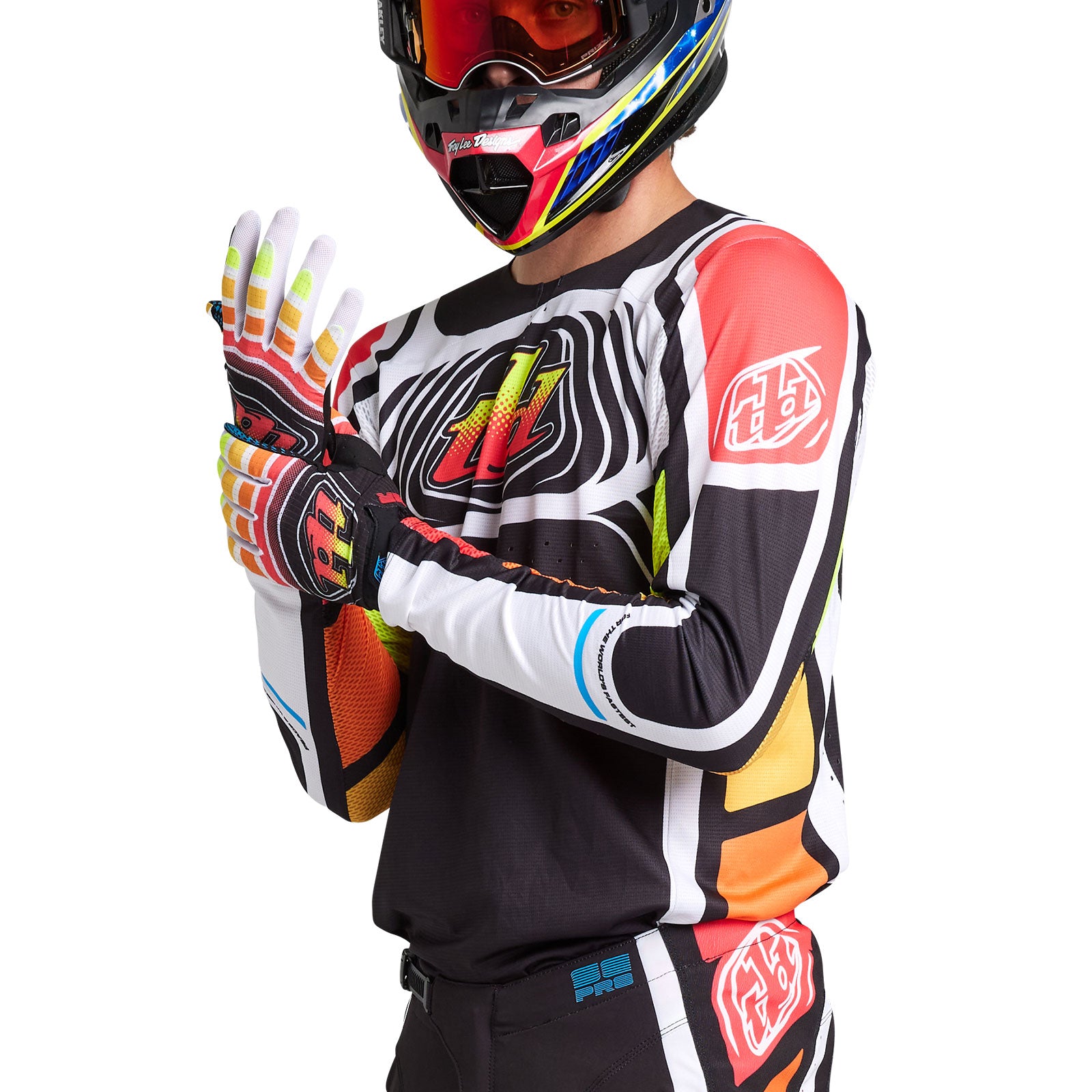 SE Pro Jersey Wavez Black / Multi – Troy Lee Designs