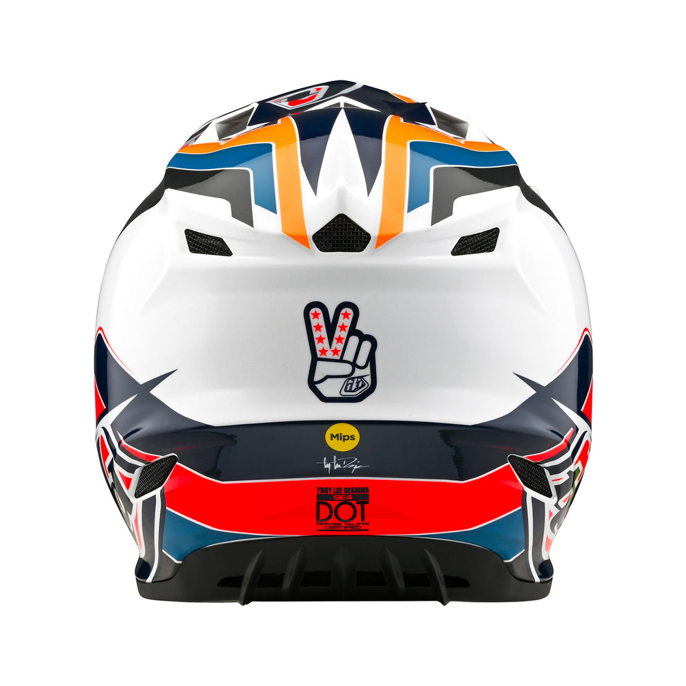 SE4 Polyacrylite Helmet W/MIPS Block Blue – Troy Lee Designs