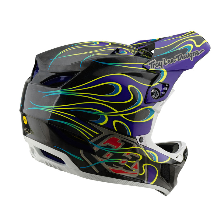 D4 Carbon Helmet Torched Black / Purple – Troy Lee Designs