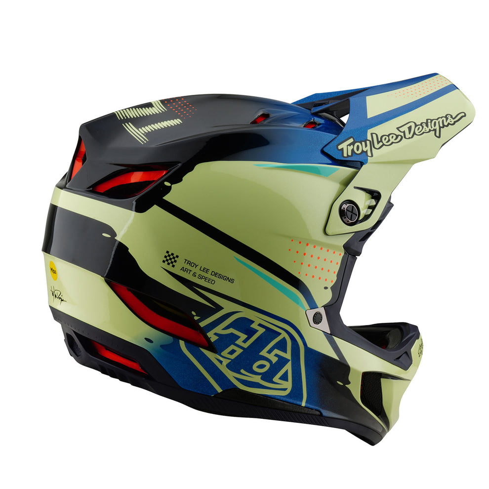 D4 Composite Helmet Drip Glo Yellow – Troy Lee Designs
