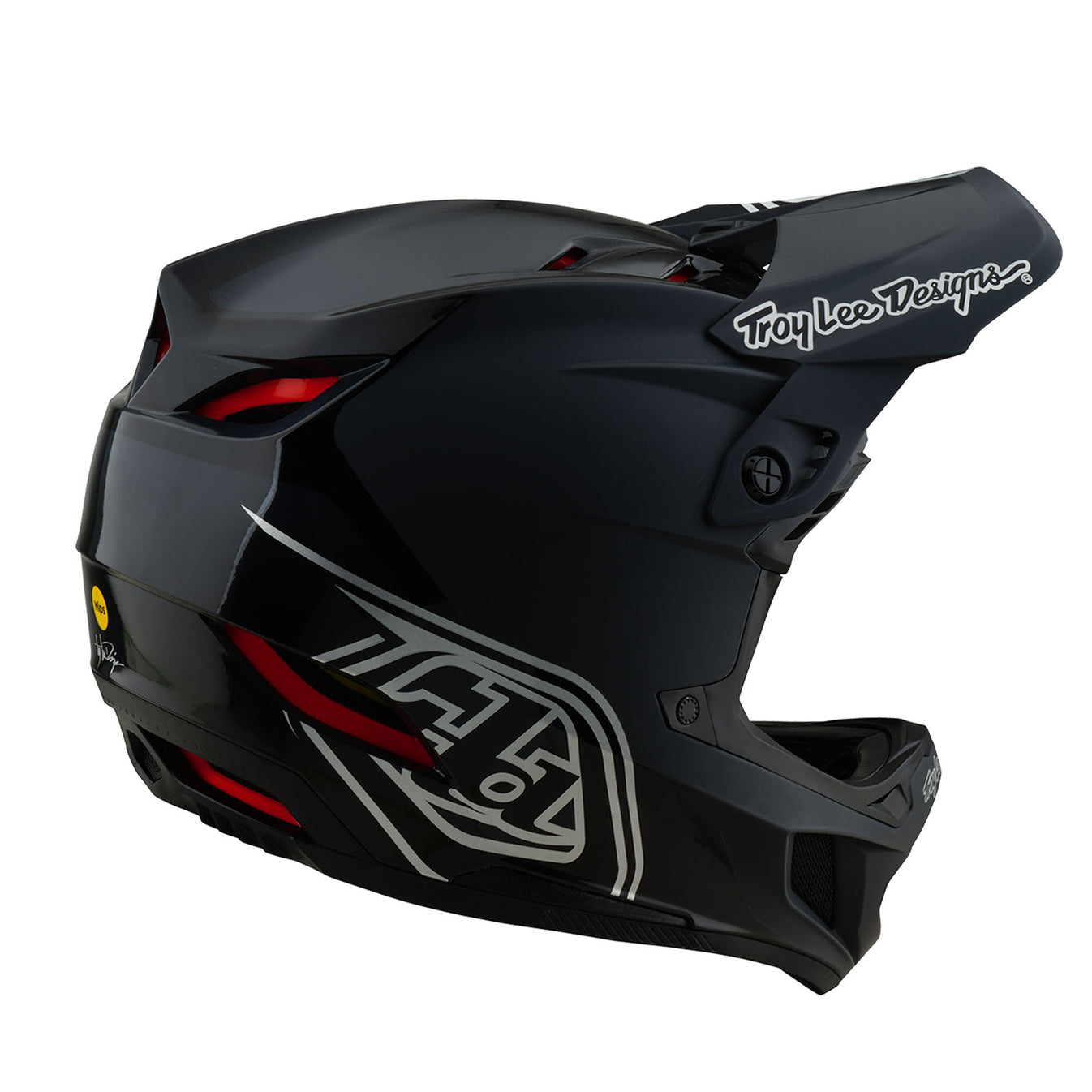 D4 Polyacrylite Helmet Shadow Black – Troy Lee Designs