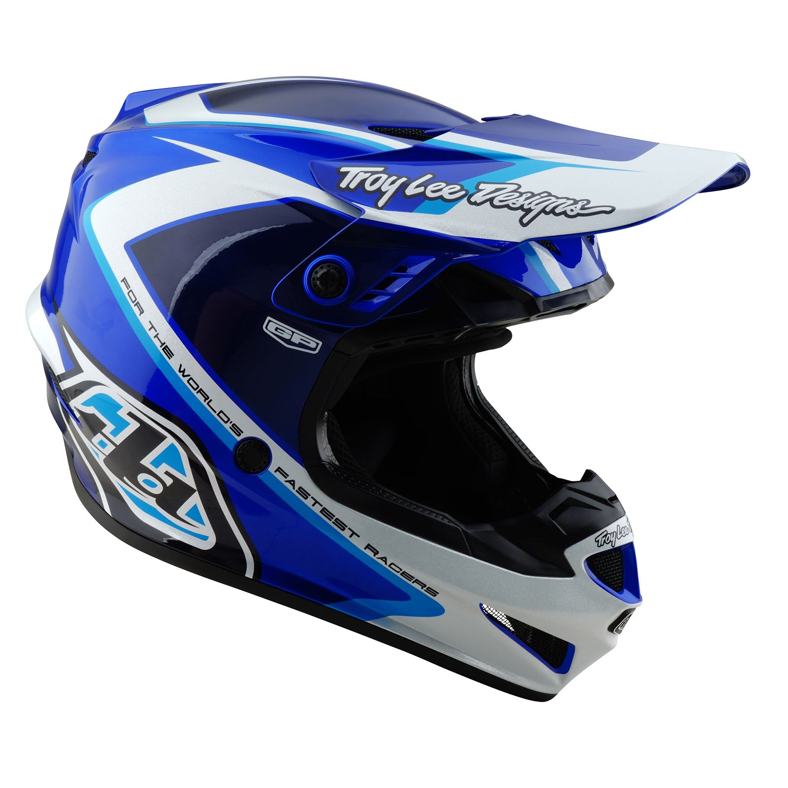 Youth GP Helmet Shutter Blue – Troy Lee Designs