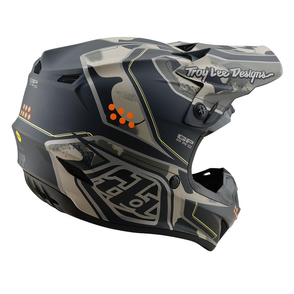 GP Pro Helmet Trooper Black / Caper – Troy Lee Designs