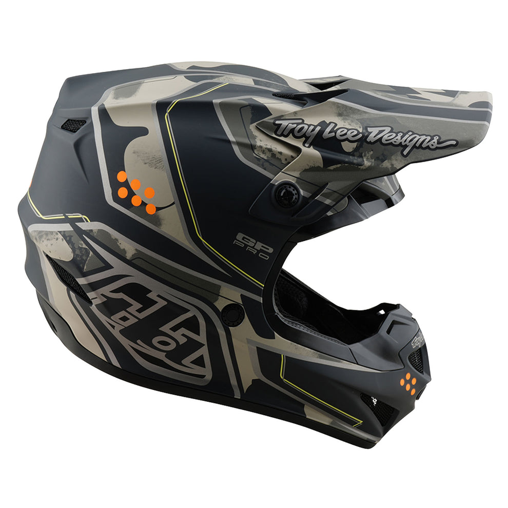 GP Pro Helmet Trooper Black / Caper – Troy Lee Designs