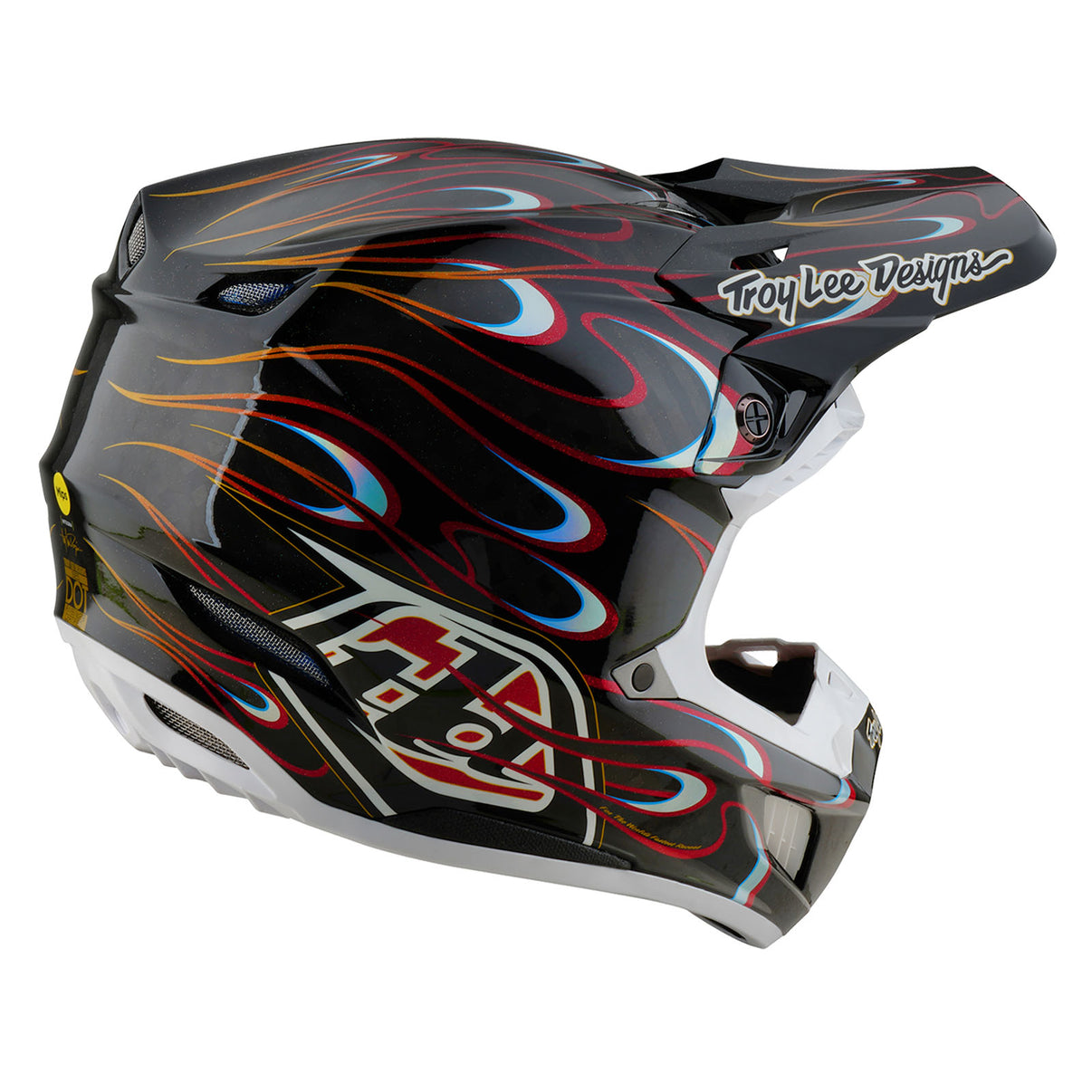 SE5 Carbon Helmet Torched Black / Red – Troy Lee Designs