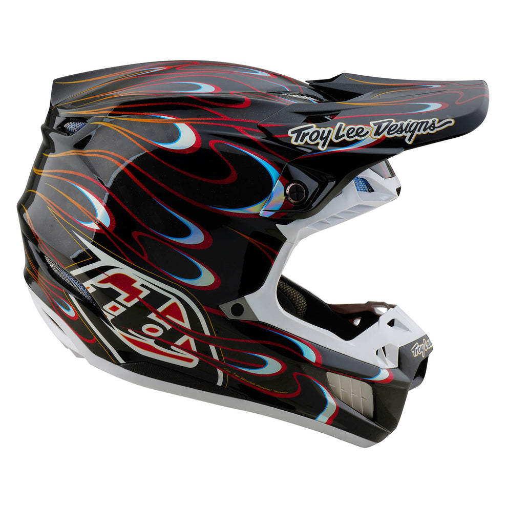 SE5 Carbon Helmet Torched Black / Red – Troy Lee Designs